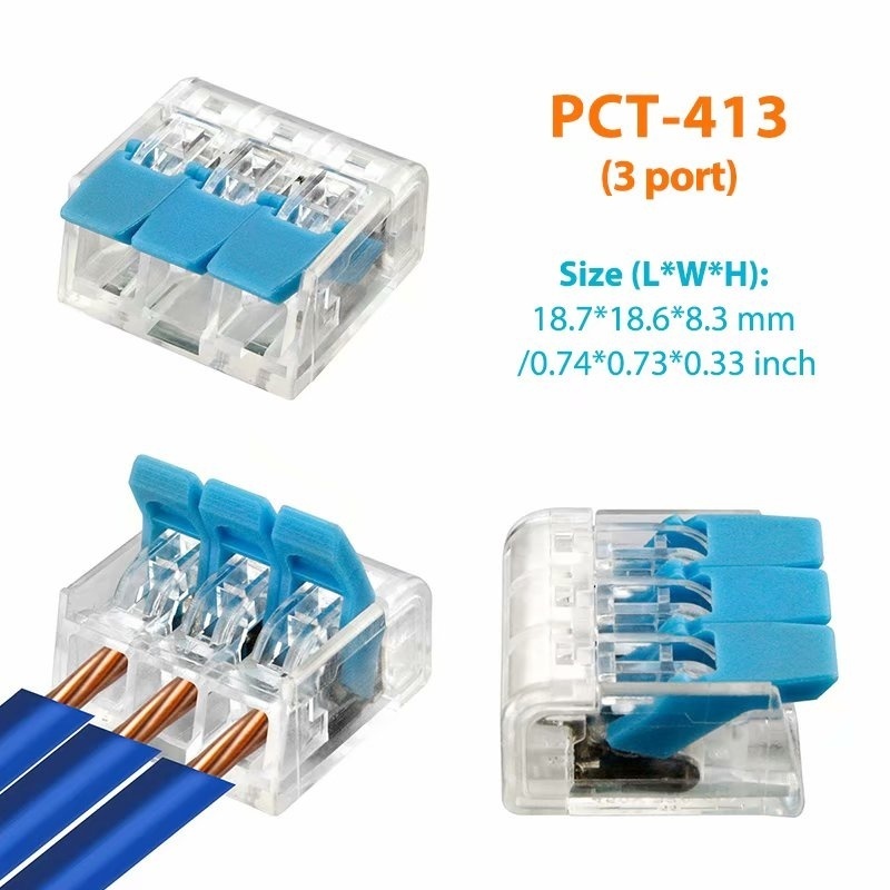 New Lever Nut Splicing Electrical Wire Connectors 2/3/4/5 Port ...