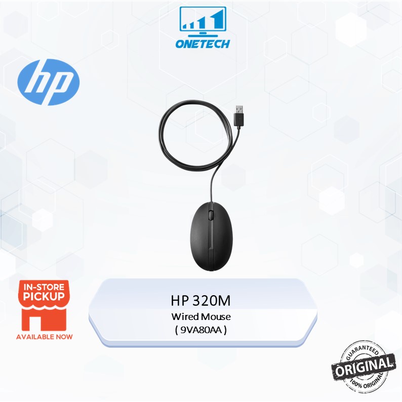 HP Wired Desktop 320M Mouse ( Ergonomic Design / Plug-And-Play / Light ...