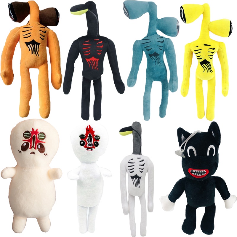 40cm Scp 173 Siren Head Plush Toy Pegatinas Horror Character Stuffed