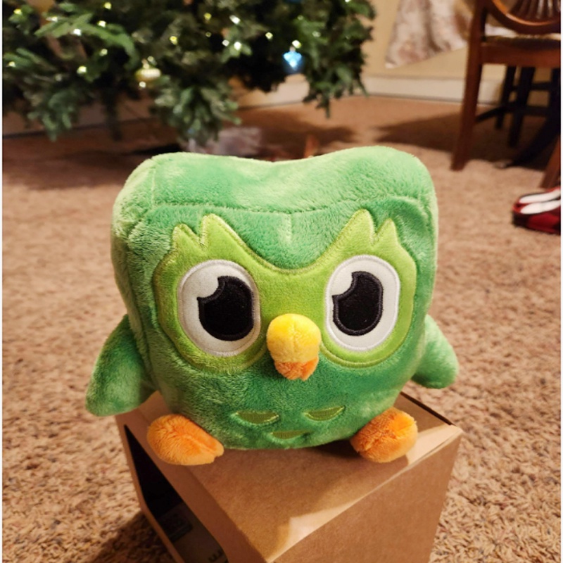 30cm Cute Green Duolingo Owl Plush Toy Duo Plushie of Duo The Owl ...