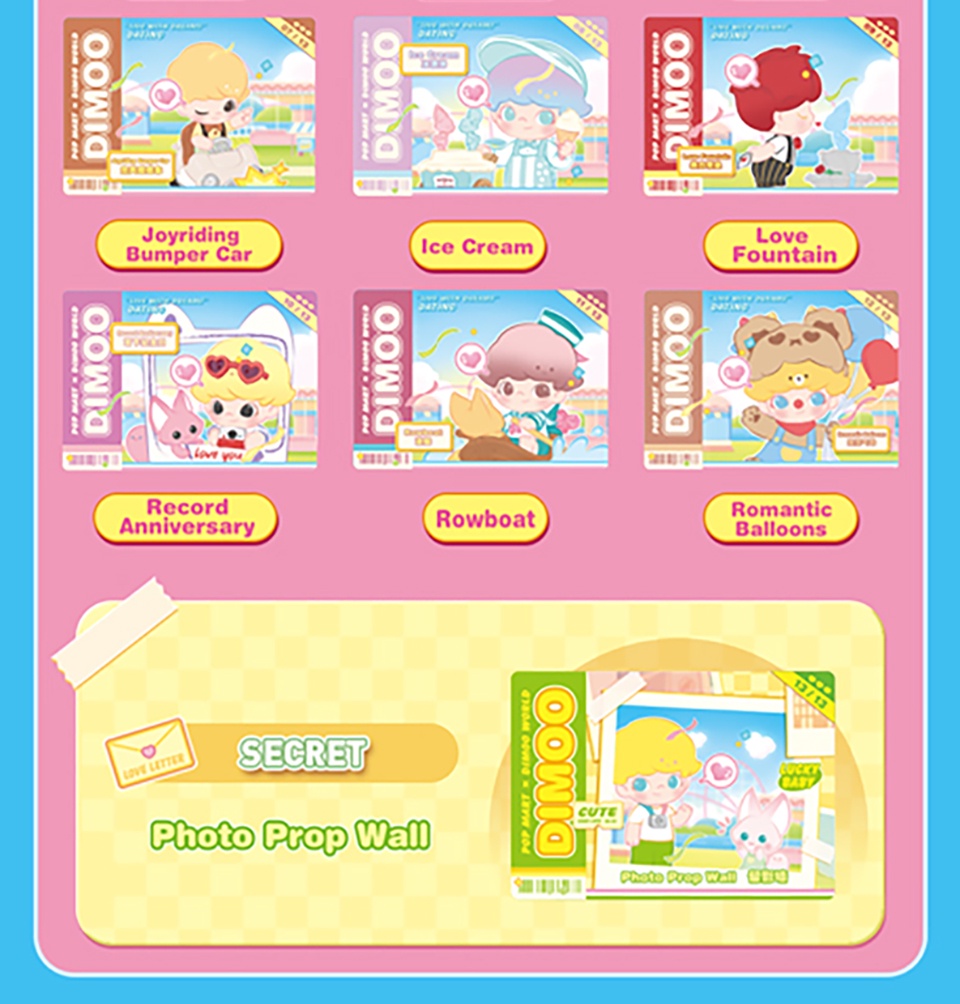 POP MART Dimoo Dating Series Blind Box Toys Birhday Gift | Shopee Malaysia