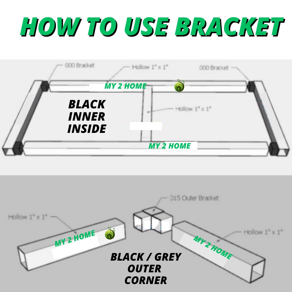 PVC Bracket For Aluminium Hollow Joint Corner Outer Frame Bracket ...
