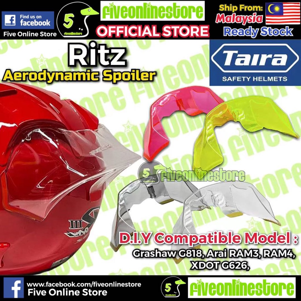 Ready Stock Spoiler By TAIRA Racing Aerodynamic Spoiler For ARC RITZ ...