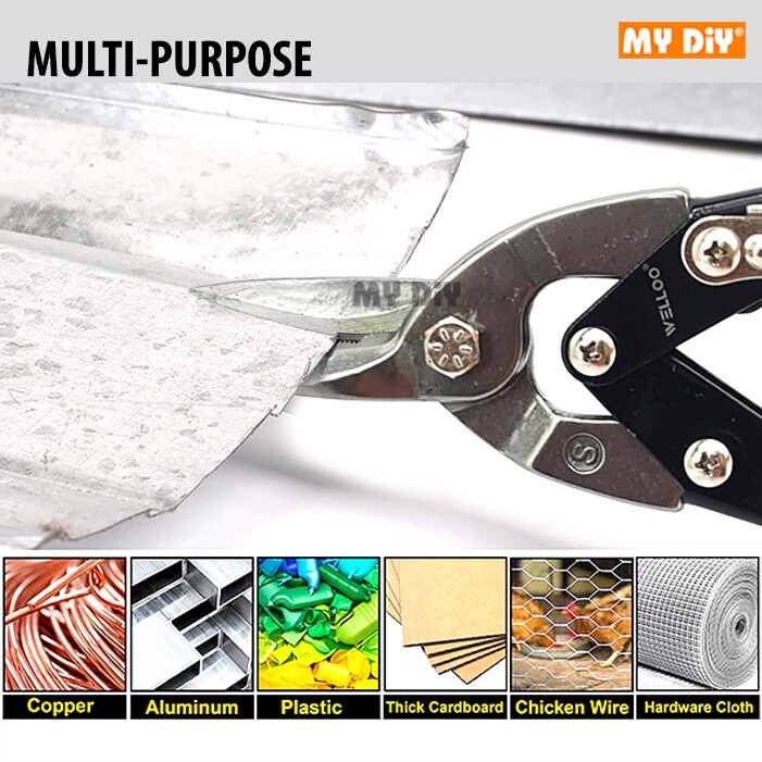 MYDIYHOMEDEPOT - UOFFC CRV 10" Aviation Tin Snip Cutter Straight Cut ...