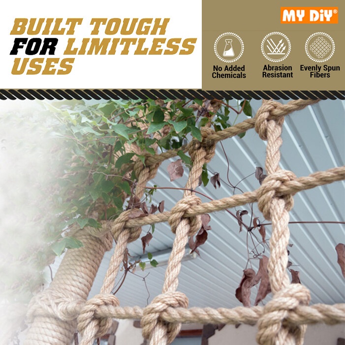 DIY Online4u - 4MM 6MM 8MM 10MM Manila Rope Hemp Rope Tali Guni ...