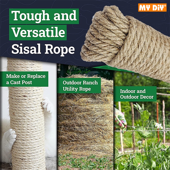 MYDIYSDNBHD - 4MM 6MM 8MM 10MM Manila Rope Hemp Rope Tali Guni | Shopee ...