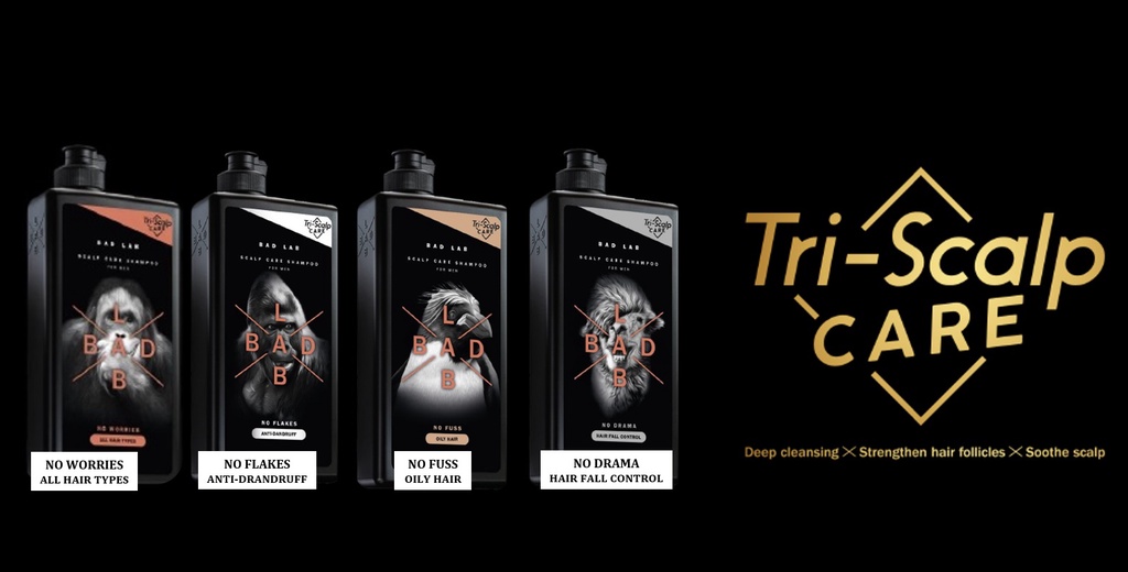 Bad Lab Scalp Care Shampoo (350ml) [No Worries / No Drama / No Flakes ...