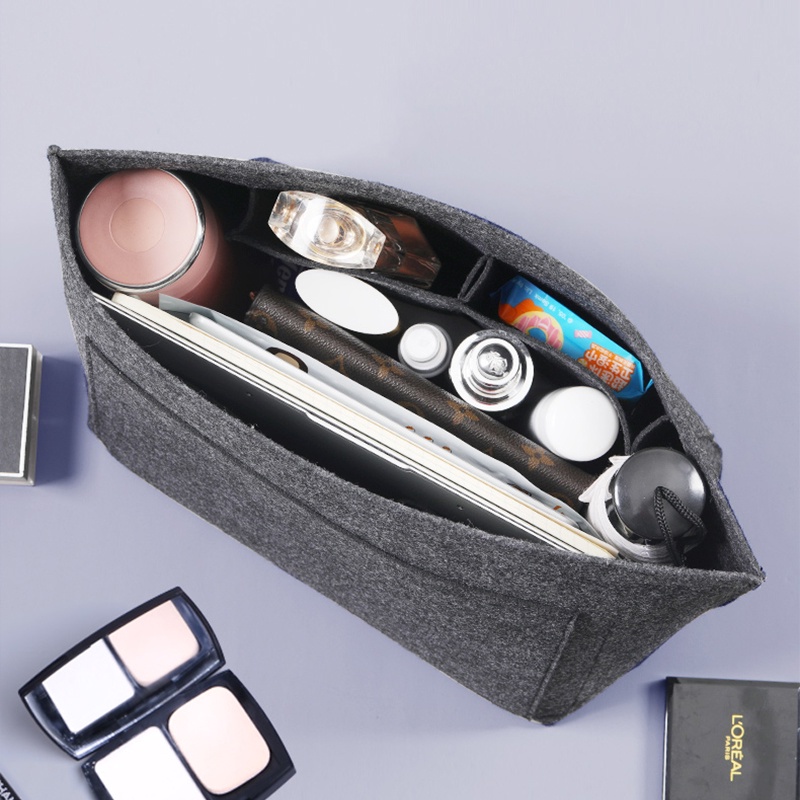 Felt Insert Bag Fits For Longchamp Handbag Liner Bag Organize Cosmetic ...