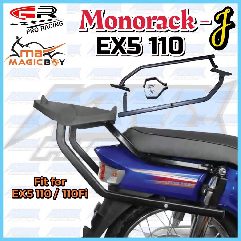 MAGICBOY GR RACING EX5 110 Monorack J Heavy Duty Honda EX5110 EX5 110 Fi Fuel Injection EX5110Fi ...
