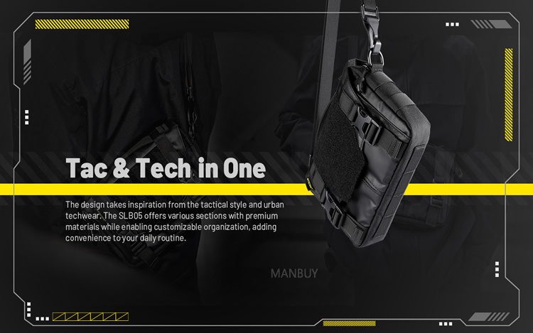 Nitecore SLB05 2L Modular Mommuting Sling Bag Handbag Utility Pouch ...