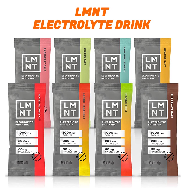 LMNT Electrolyte Drink Sachet Keto Low Carb Paleo Diet No Sugar Sport ...