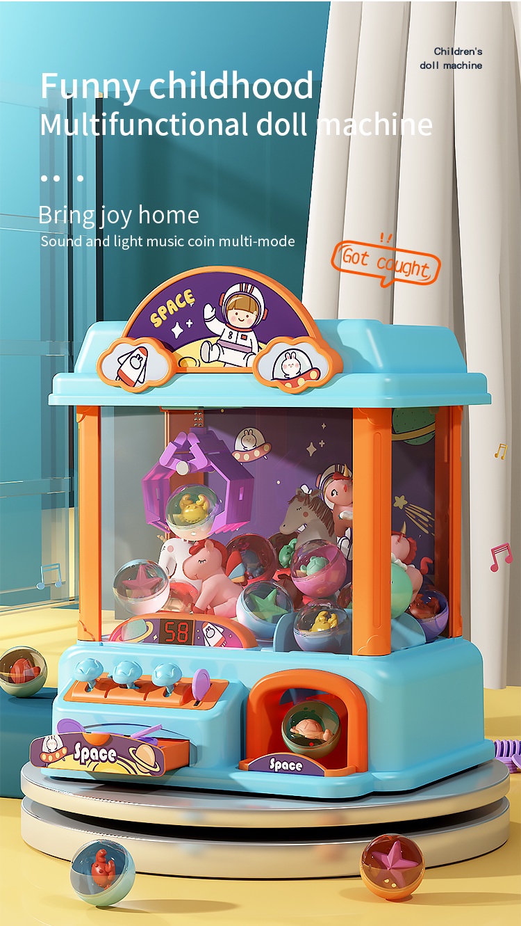 [Qilemeng] Claw Machine Toys Kids Large Machine Vending Machine Toy ...