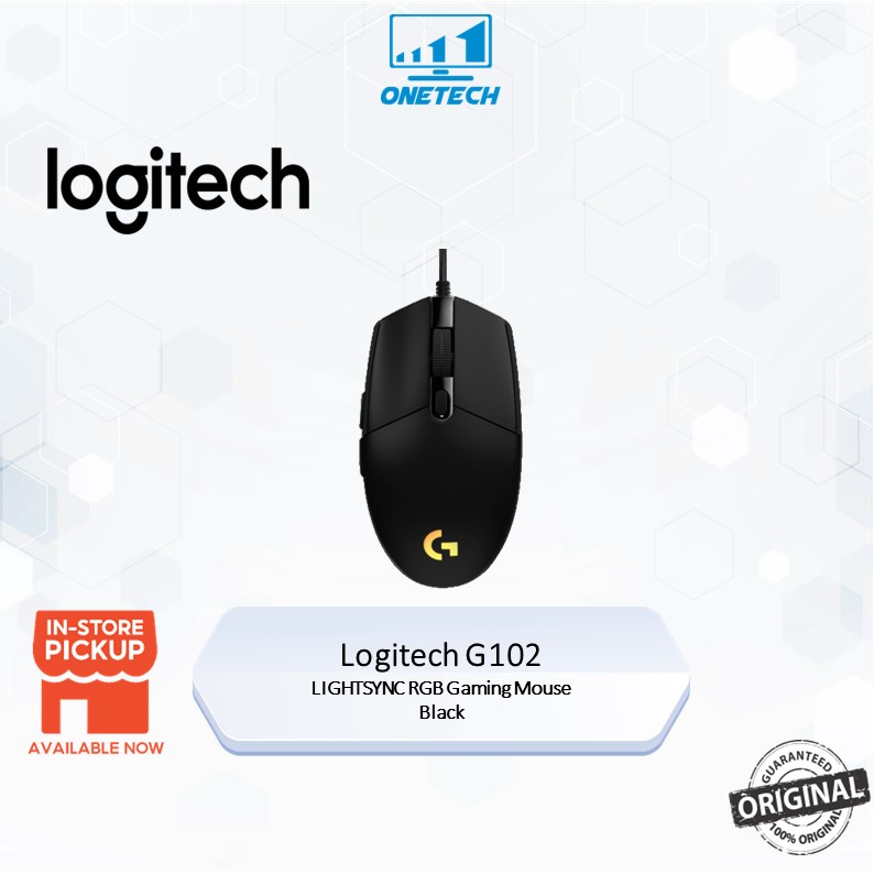 Logitech G102 LIGHTSYNC RGB Gaming Mouse ( LIGHTSYNC RGB / 6-Button / Gaming-Grade Sensor ...
