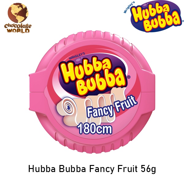 Hubba Bubba Bubble Tape Fancy Fruit Bubble Gum 56g | Shopee Malaysia