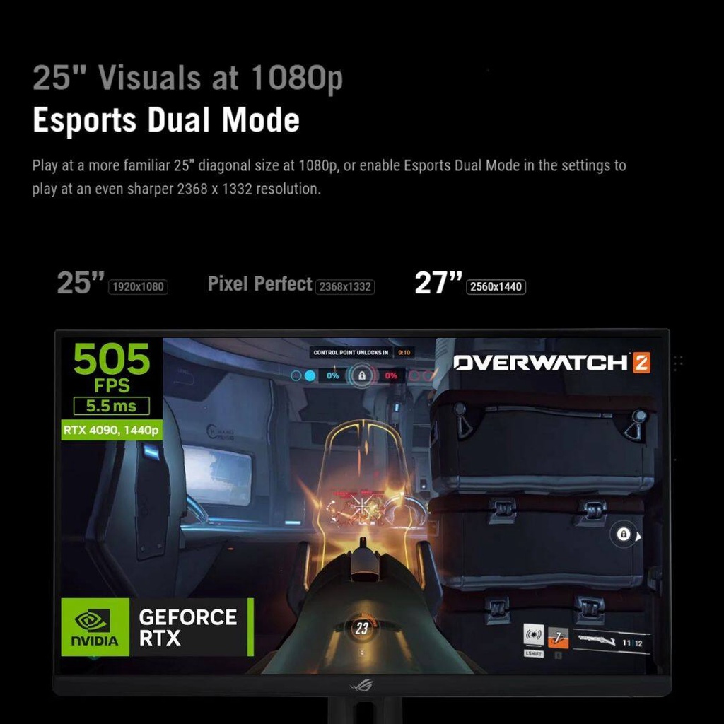 ASUS ROG Swift 360Hz PG27AQN - 27‑inch QHD (2560 x 1440), Ultrafast IPS ...