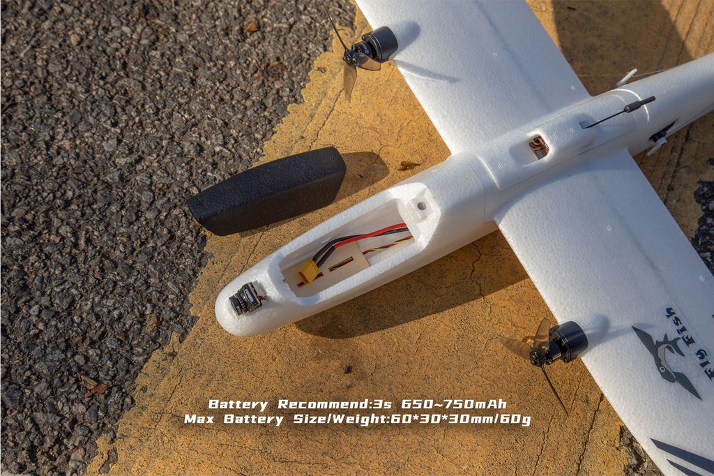 ATOMRC Fixed Wing Flying Fish 650mm Wingspan FPV Aircraft RC Airplane ...