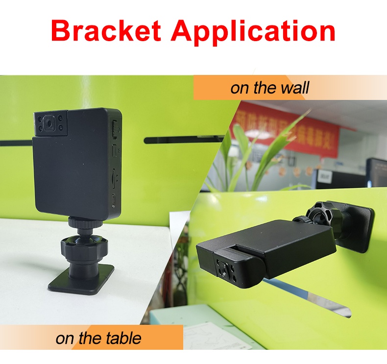 CCTV small WiFi mini camera with built-in 1200mAh battery, 4 night ...