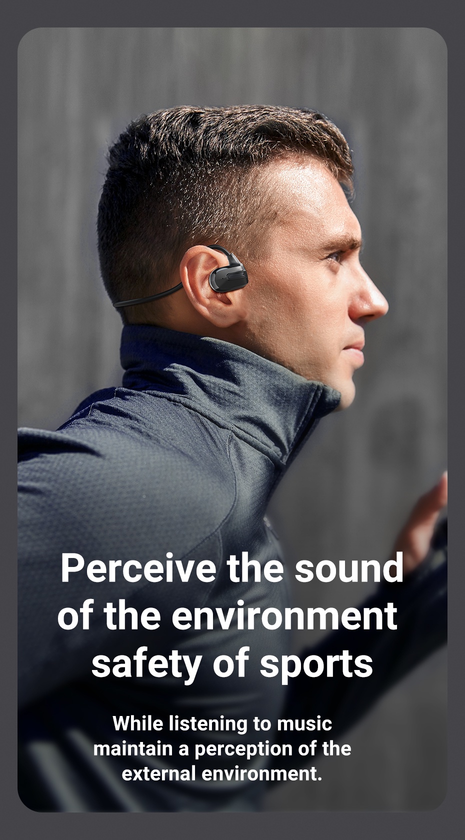 HOCO ES63 Air Conduction Bluetooth Earphones Wireless Sports Headphones ...