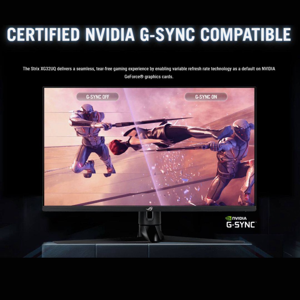 ASUS ROG Strix XG32UQ HDMI 2.1 Gaming Monitor — 32”, 4K UHD (3840 x ...