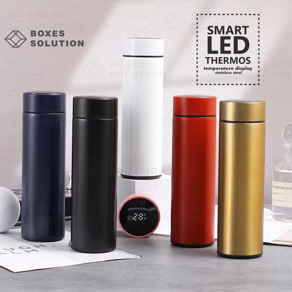 VBS READY STOCK #500ml Smart Temperature Flask LED Display Vacuum ...