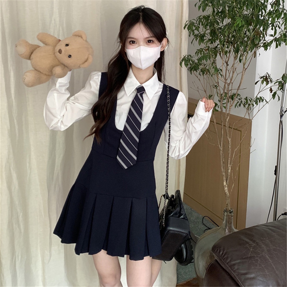 XJ- Fashion Japanese JK Style Tie Women's Necktie Adjustable Cute ...