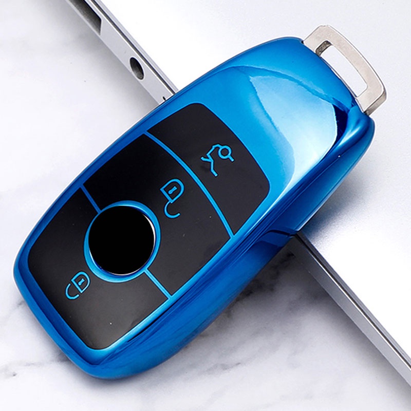 Car Key Cover Case for Mercedes Benz A C E S G GLS Class W177 W205 W213 ...