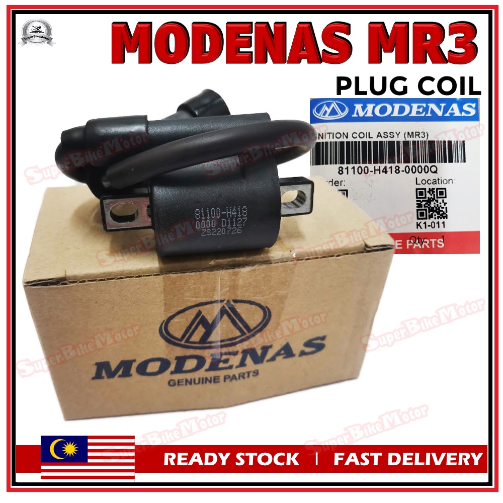 MODENAS KRISS MR3 - 100% ORIGINAL MODENAS Plug Coil / Ignition Coil ...