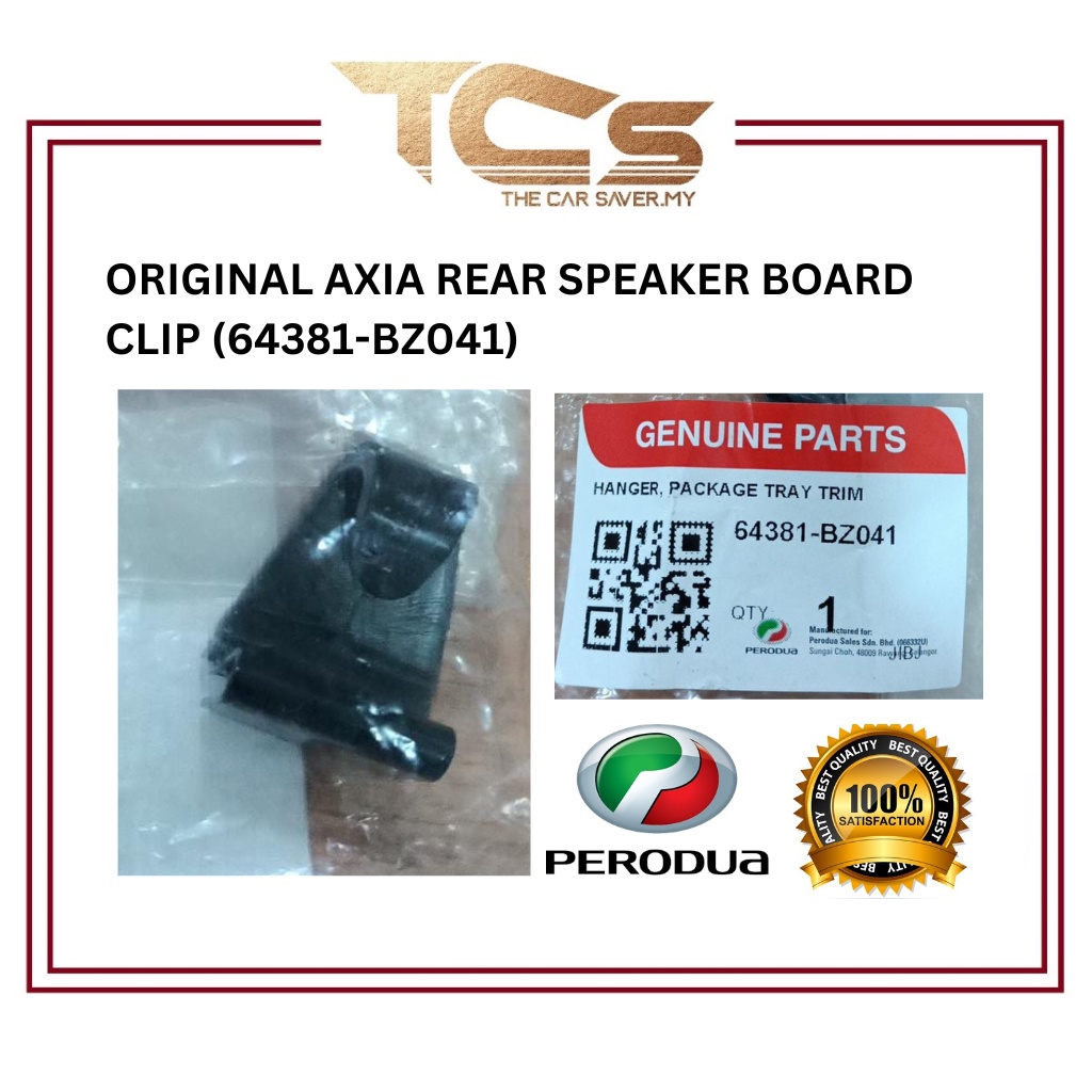 Original Axia Rear Speaker Board Clip (64381-BZ041) | Shopee Malaysia