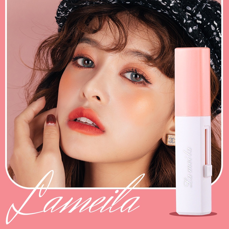 LAMEILA Two-Color Eyeshadow Stick Natural Halo Makeup Simple Easy ...