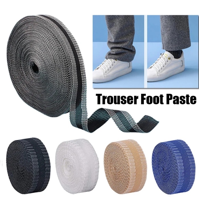 Self-adhesion Pants Mouth Paste Cut-free Trouser Leg Stickers Pants ...