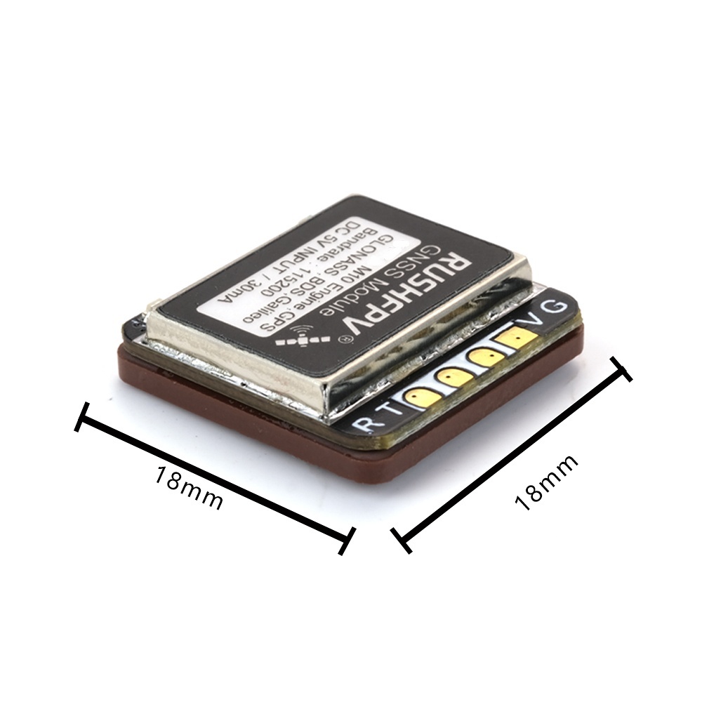 RUSHFPV GNSS MINI M10 UBX NMEA Dual Protocol GPS Module Built-in ...