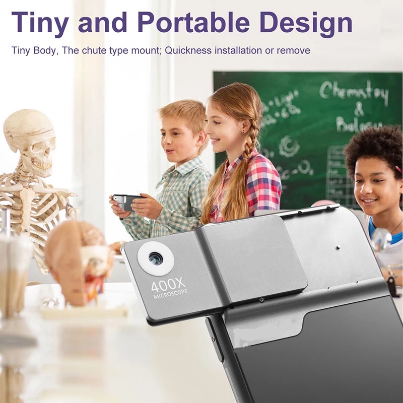 Universal 400X Microscope Phone Lens Mobile Phone Case for iPhone 14 ...