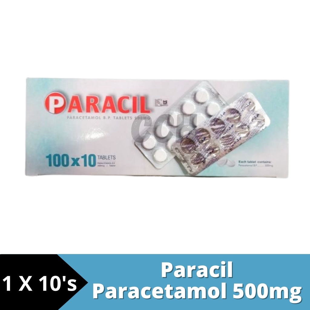 Paracil Paracetamol 500mg 1 X 10's | Shopee Malaysia