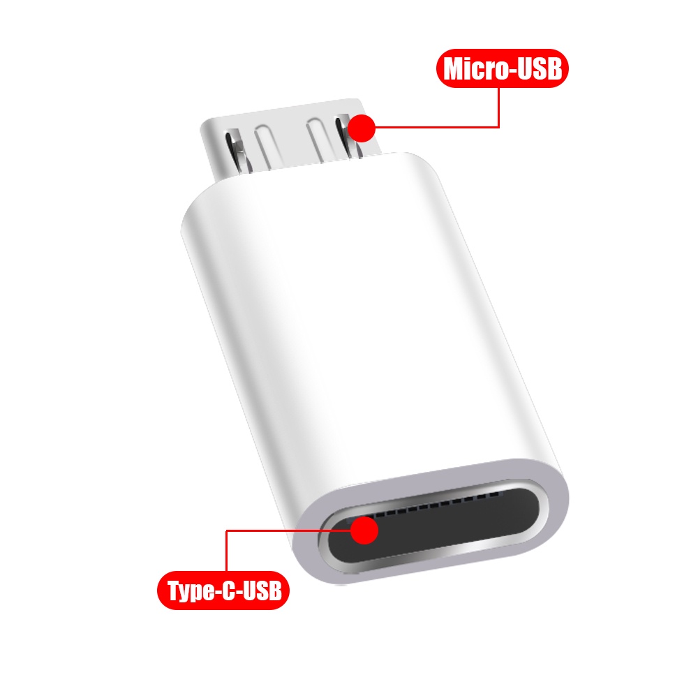 Male to Female Type C To Android Micro USB Adapter Connector Converter ...