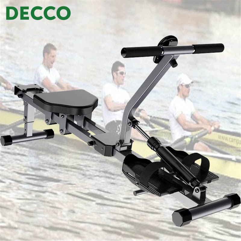 Decco Indoor Adjustable Multi-Purpose Exercise Rowing Resistance ...