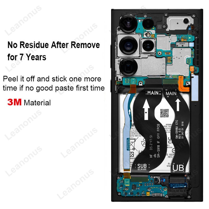 Samsung Galaxy S23 S22 S24 S25 Ultra Plus Decal Skin Teardown Back ...