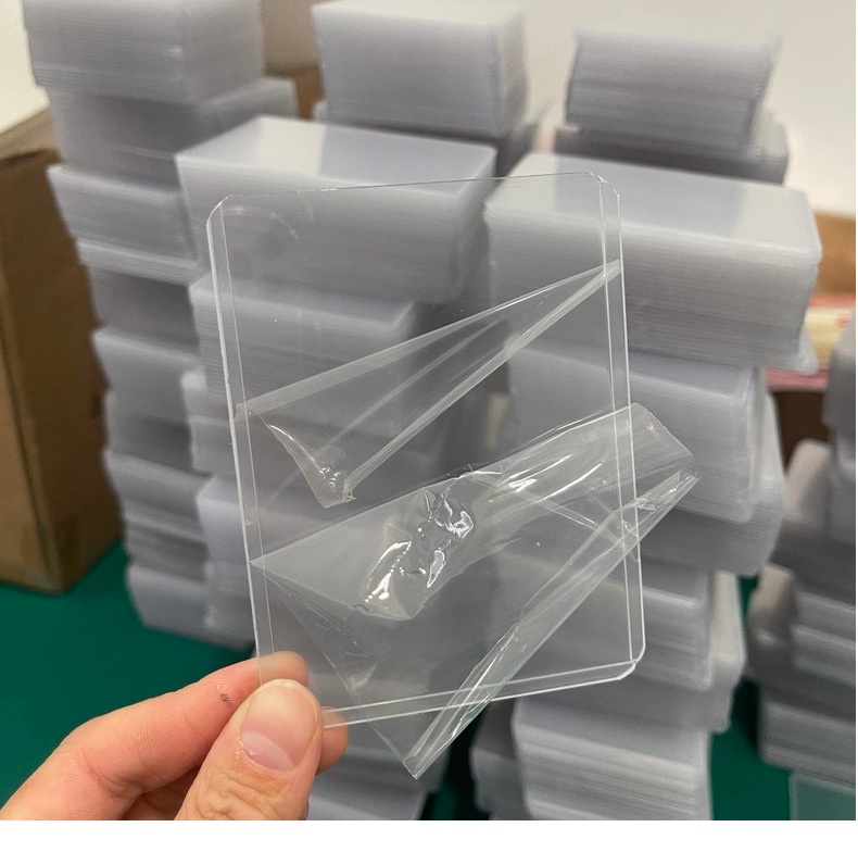 PVC rigid ferrule ball star card double-sided transparent film-coated ...