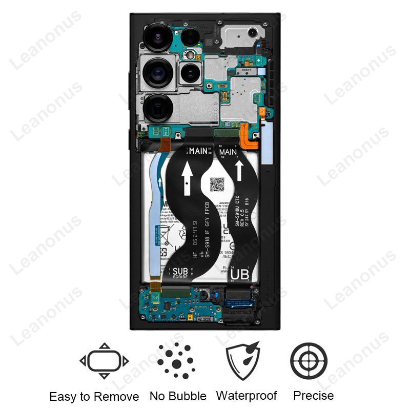 Samsung Galaxy S23 S22 S24 S25 Ultra Plus Decal Skin Teardown Back ...