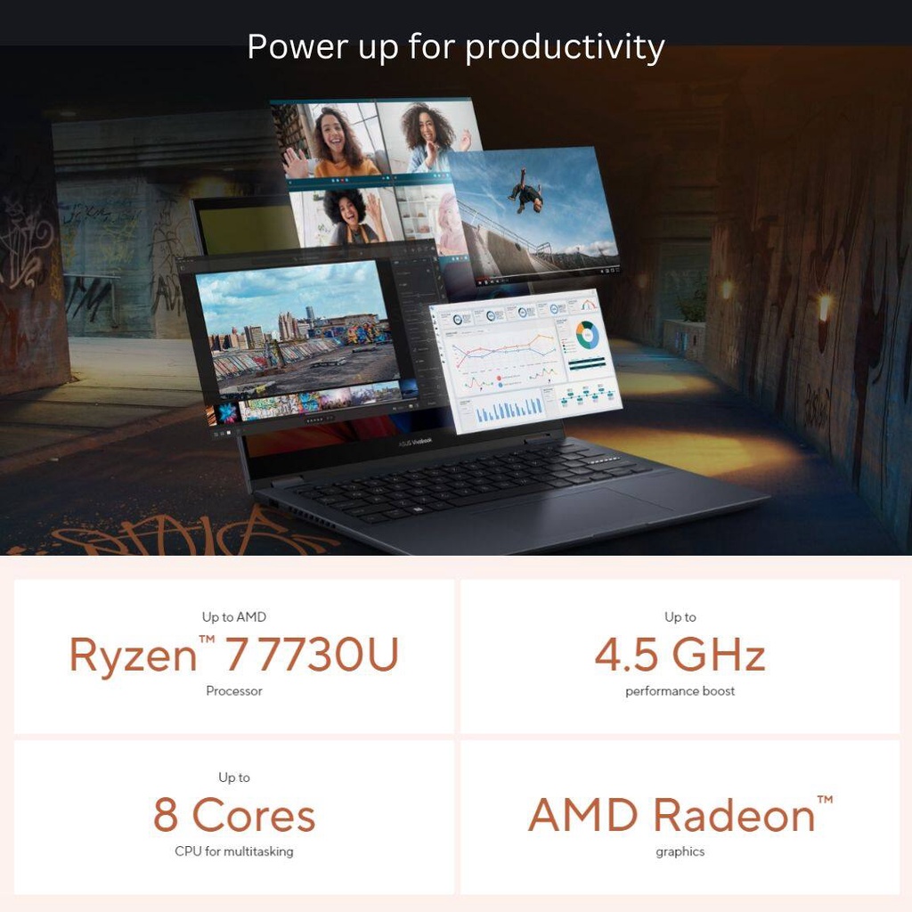 ASUS ASUS Vivobook S 14 Flip (TN3402) Ryzen 5-5600H/8GB/512GB SSD/14 ...