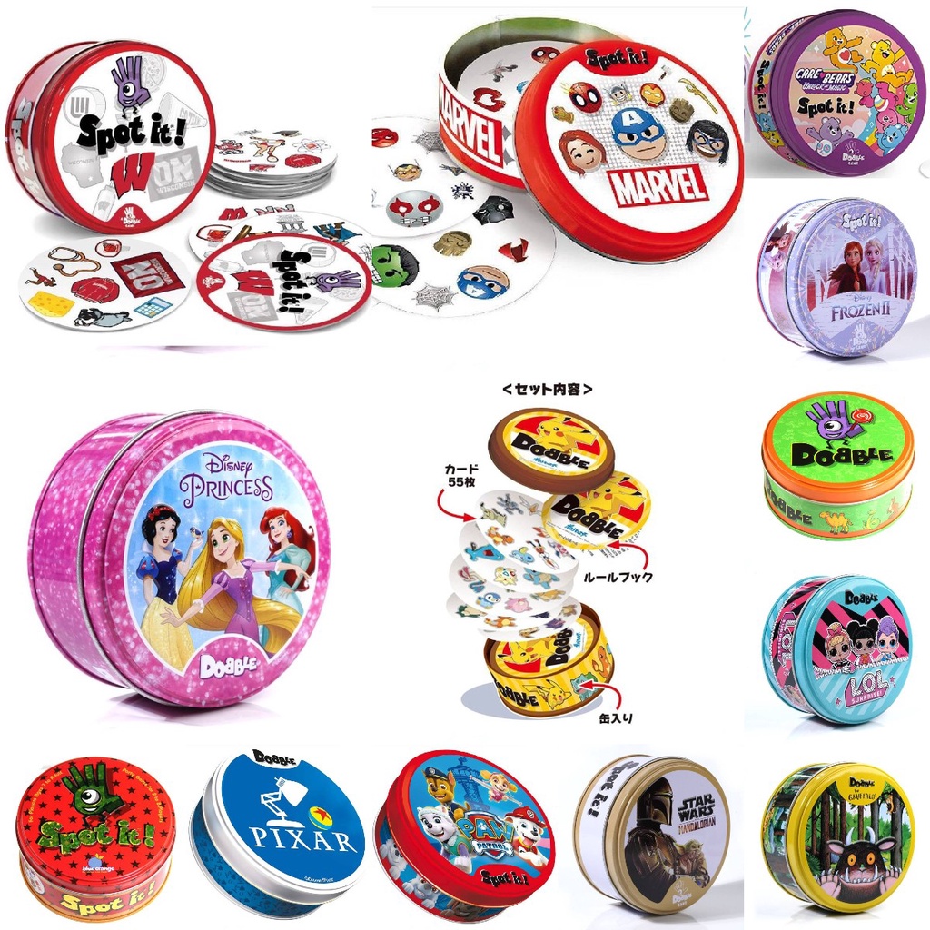 Spot It Board Games for Kids Like It Classic Education Card Game ...