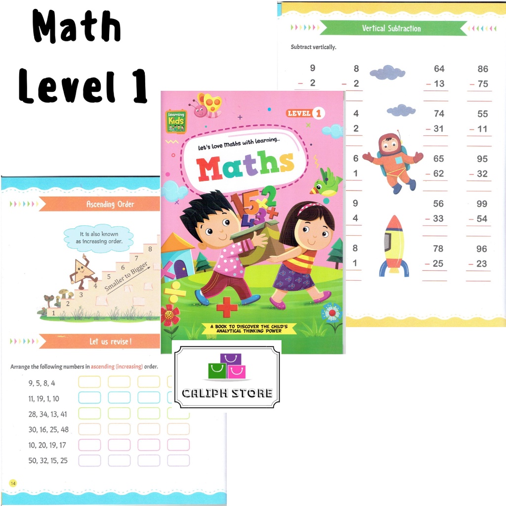 Learning Kids Series Let's Love English Science & Maths Discover Child ...