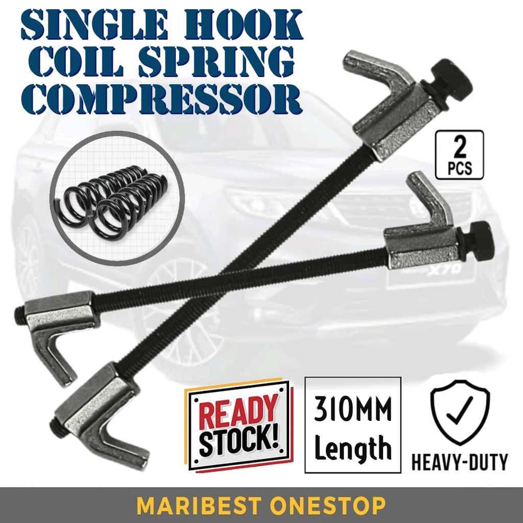 2PCS 310MM Heavy Duty Coil Spring Compressor Tool Compression Spring ...