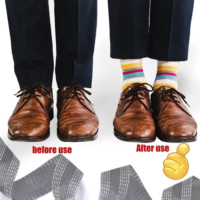 Self-adhesion Pants Mouth Paste Cut-free Trouser Leg Stickers Pants ...