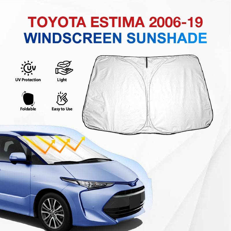 Toyota Estima 2006-2019 ACR50 Front Windscreen Sunshade Car Custom Fit ...