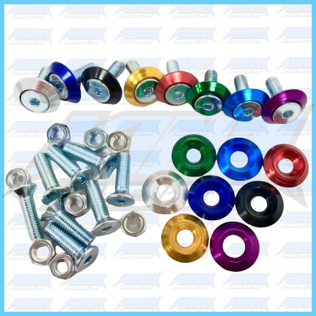 M5 x 8MM / M6 x 10MM 1PC Universal Screw Body Cover Set Screw Alloy ...