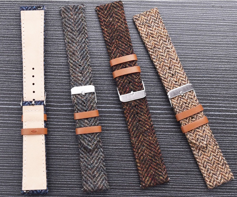 Vintage Geniune Leather Band Nylon Business Universal Watch Bracelet ...