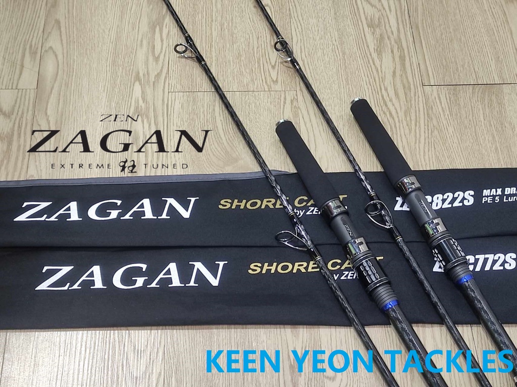 ZEN ZAGAN SHORE CAST POPPING ROD ( SPINNING ) | Shopee Malaysia