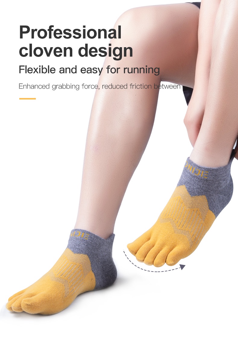 AONIJIE Trail Running Socks Men Women Sports Five-finger Socks Ultra ...
