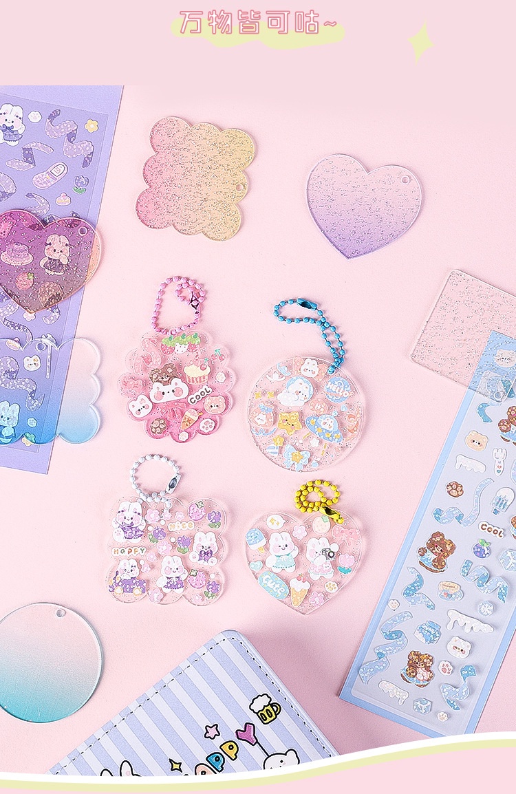 Cute Cartoon Journal Stickers Card Girl Gift Diy Labels | Shopee Malaysia