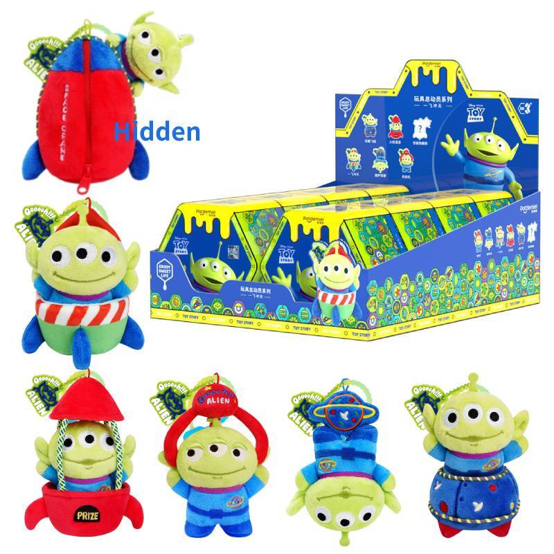 Disney Toy Story Alien Plush Keychain Hanging Ornament Pendant Blind ...